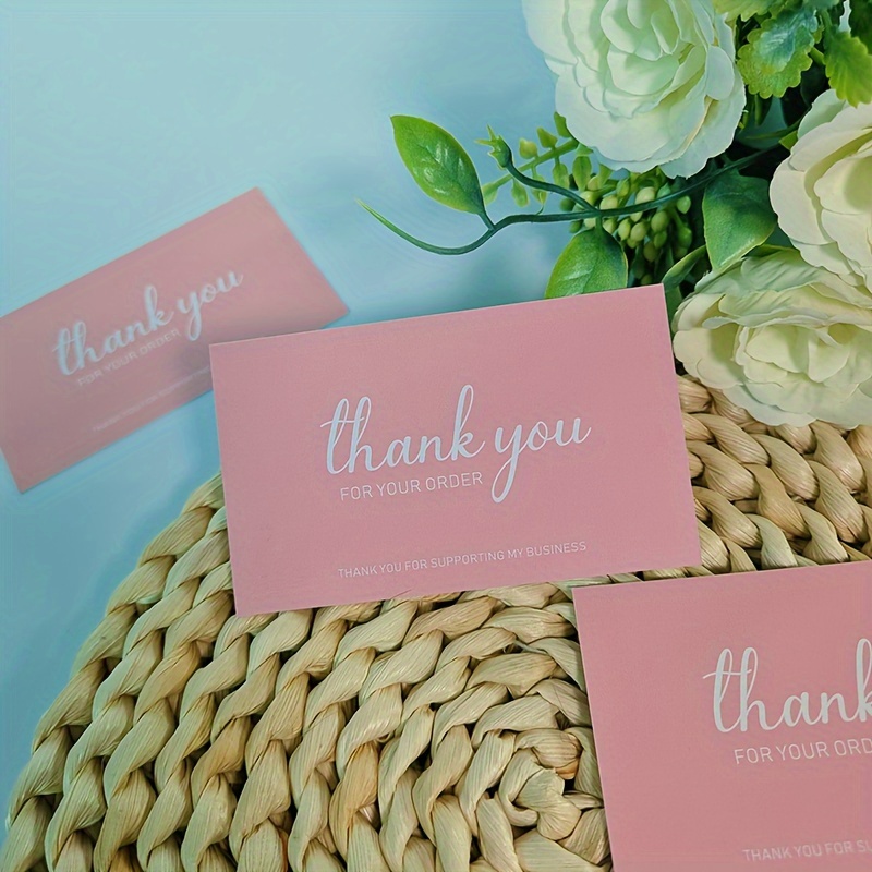 Thank Cards Small Business Thank Cards Order Shopping - Temu