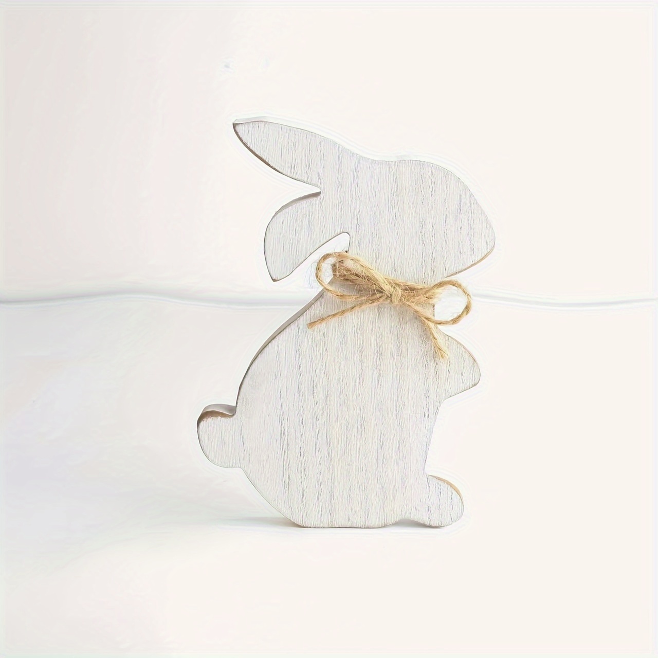 Creative Easter Bunny Ornament Wooden Craft Popular Home - Temu Ireland