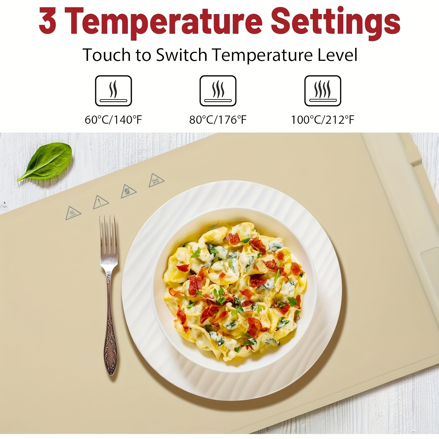 1set Electric Tray Buffet Parties Portable Food Silicone - Temu