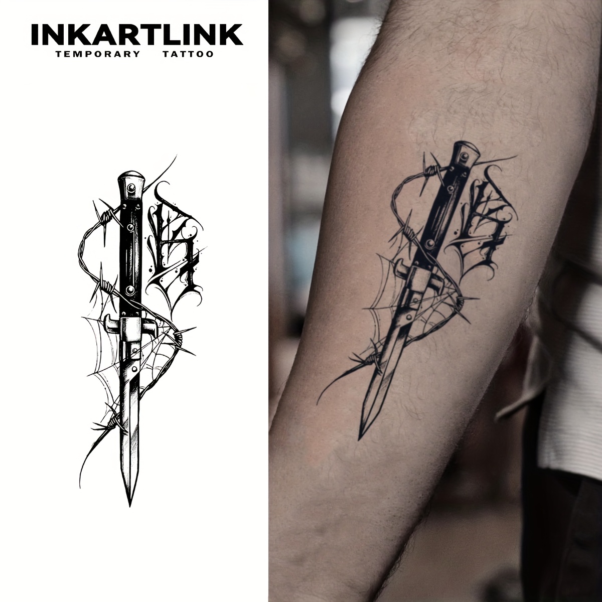 Witcher swords tattoo | Orangetattooshop.com