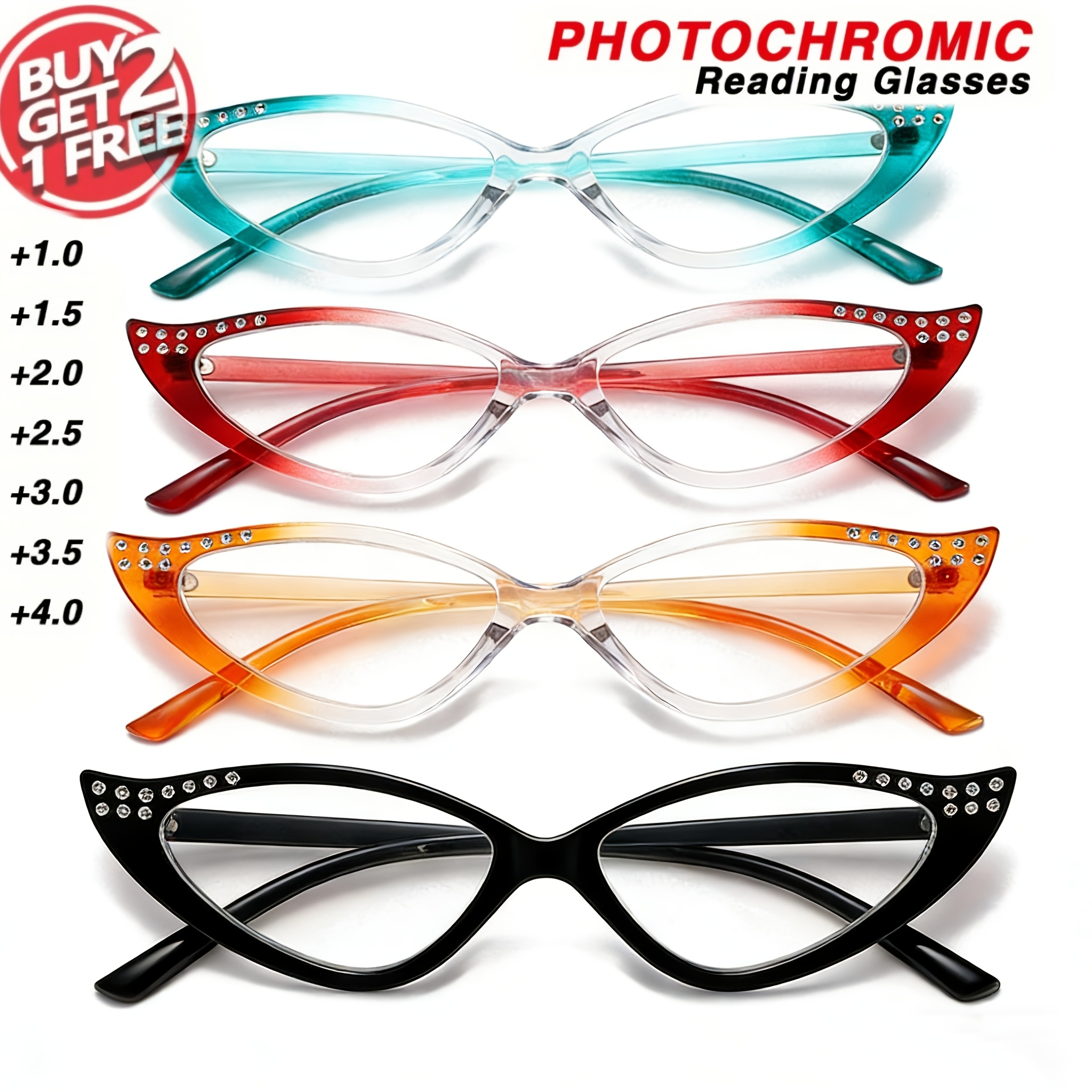 tinted readers sold on Temu United States