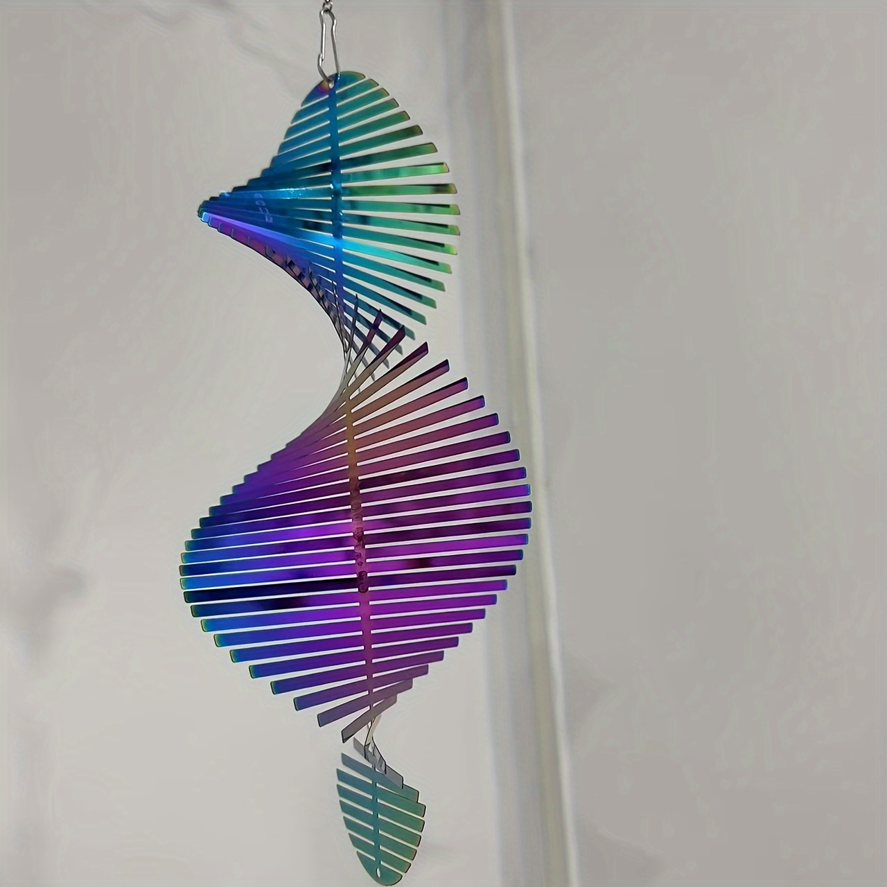 Large Dragon Tornado Metal Spiral Wind Chime Battery free - Temu