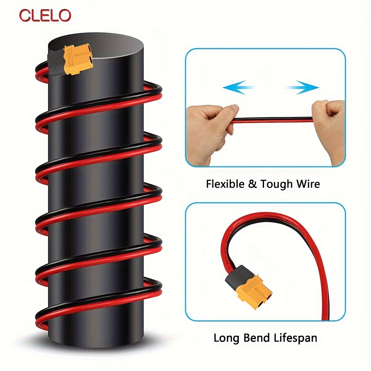 5521 Xt60 Adapter Male Connector Cable Adapter - Temu