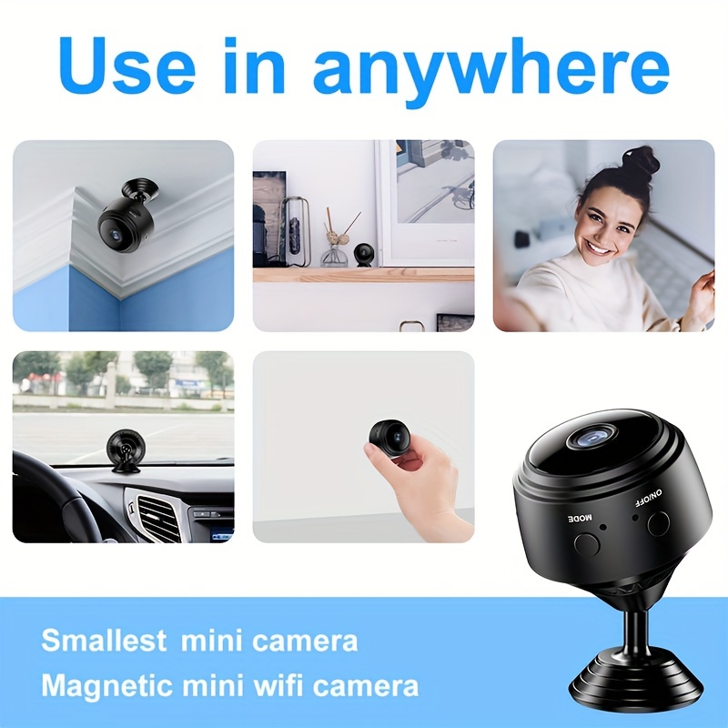 A9 Camera Burst Intelligent Wireless Network 1080p Micro - Temu