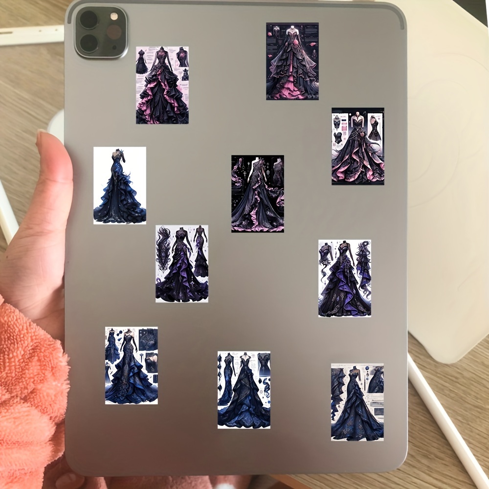 Dress Matching Pvc Waterproof Sticker Packs Luggage Laptop - Temu Australia