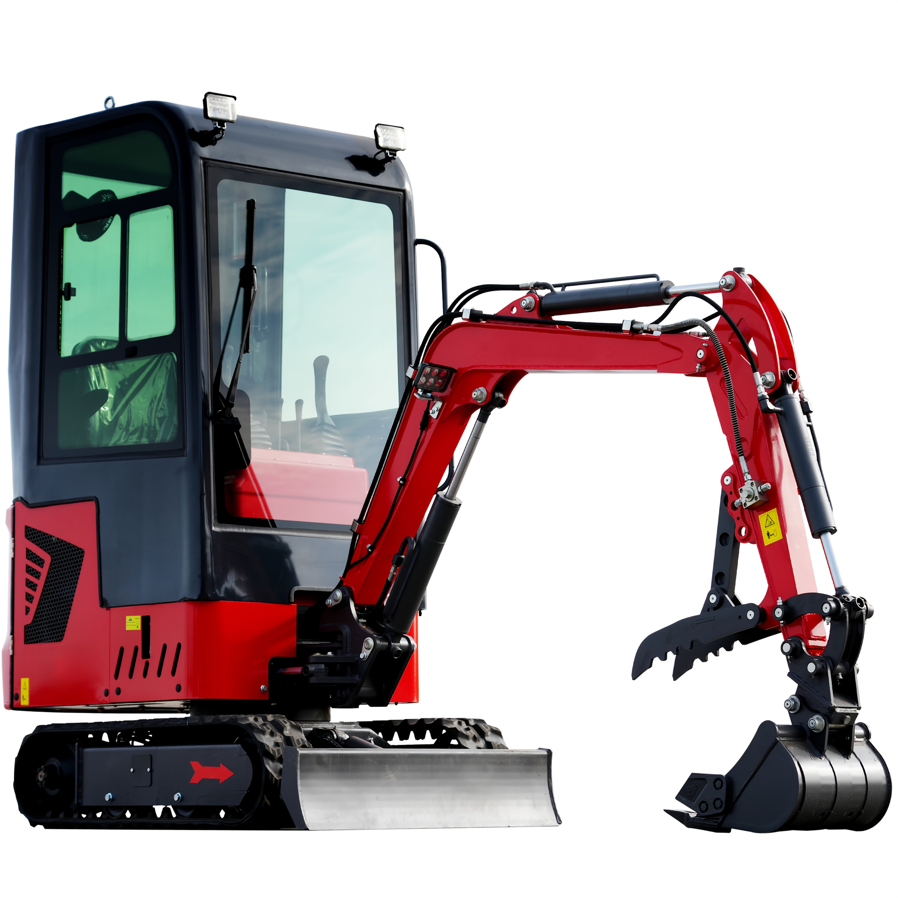 mini excavator sold on Temu United States