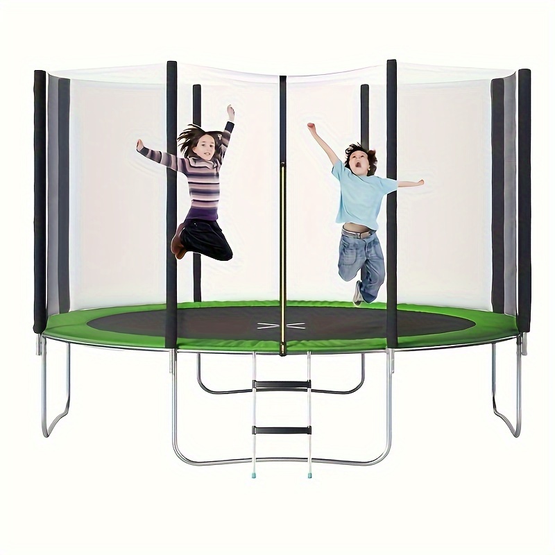 12 foot Round Trampoline Safety Enclosure Ladder Durable - Temu