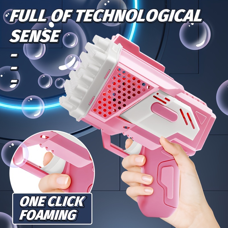 1pc 40 Hole Space Bubble Machine Toy Handheld Multi Hole - Temu