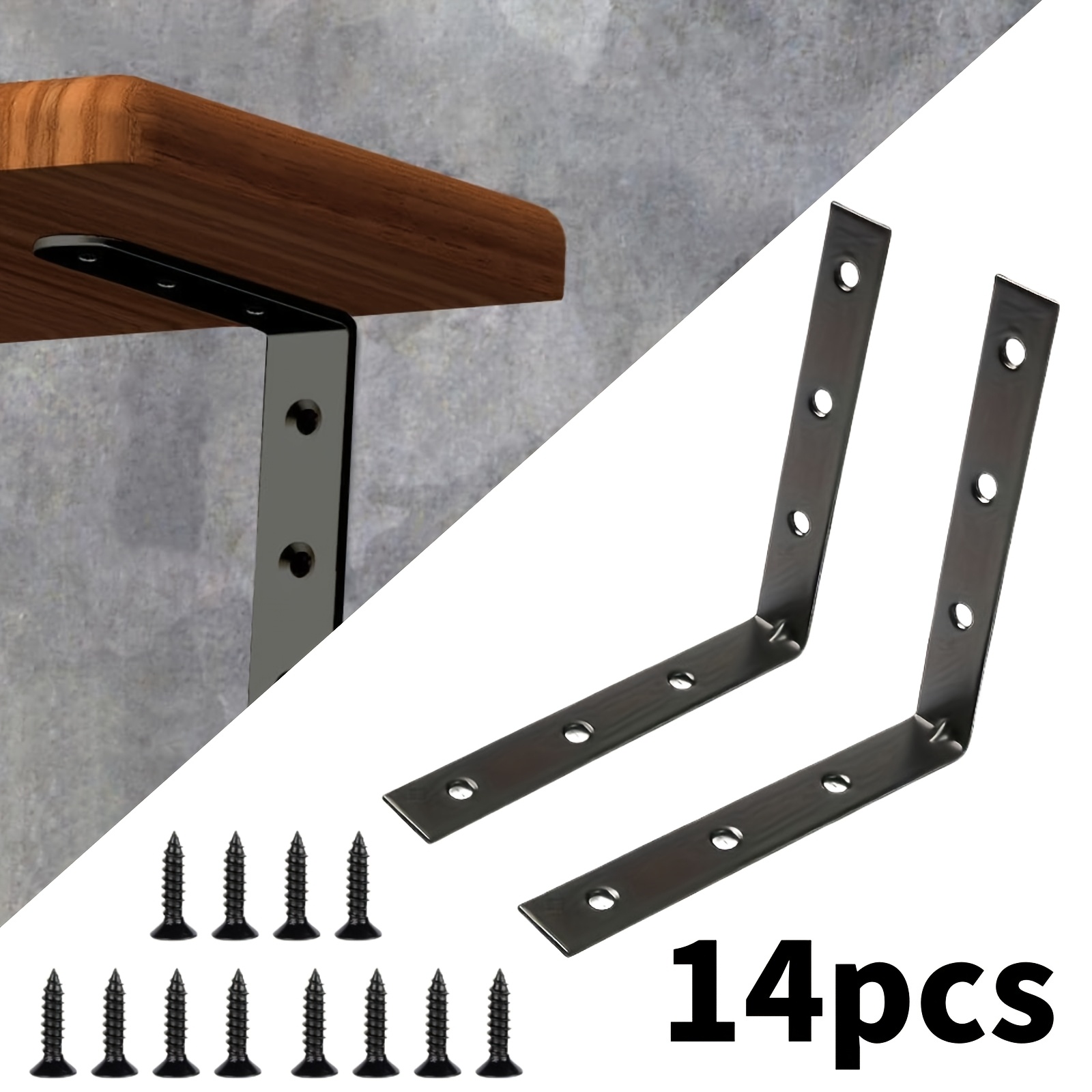 l shape bracket sold on Temu United States