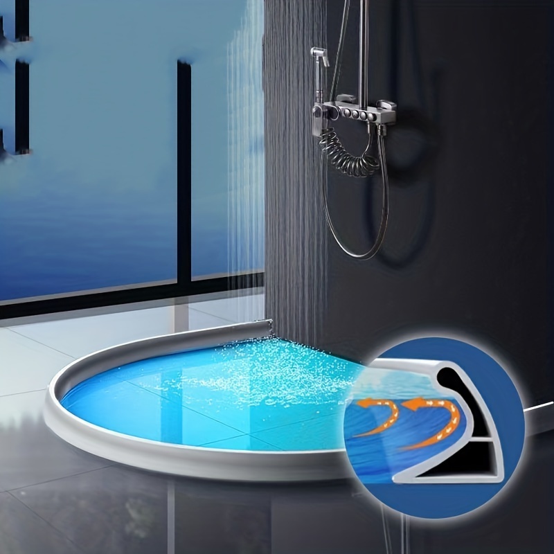 Water resistant Bathroom Barrier Dry Wet Separation Strip - Temu