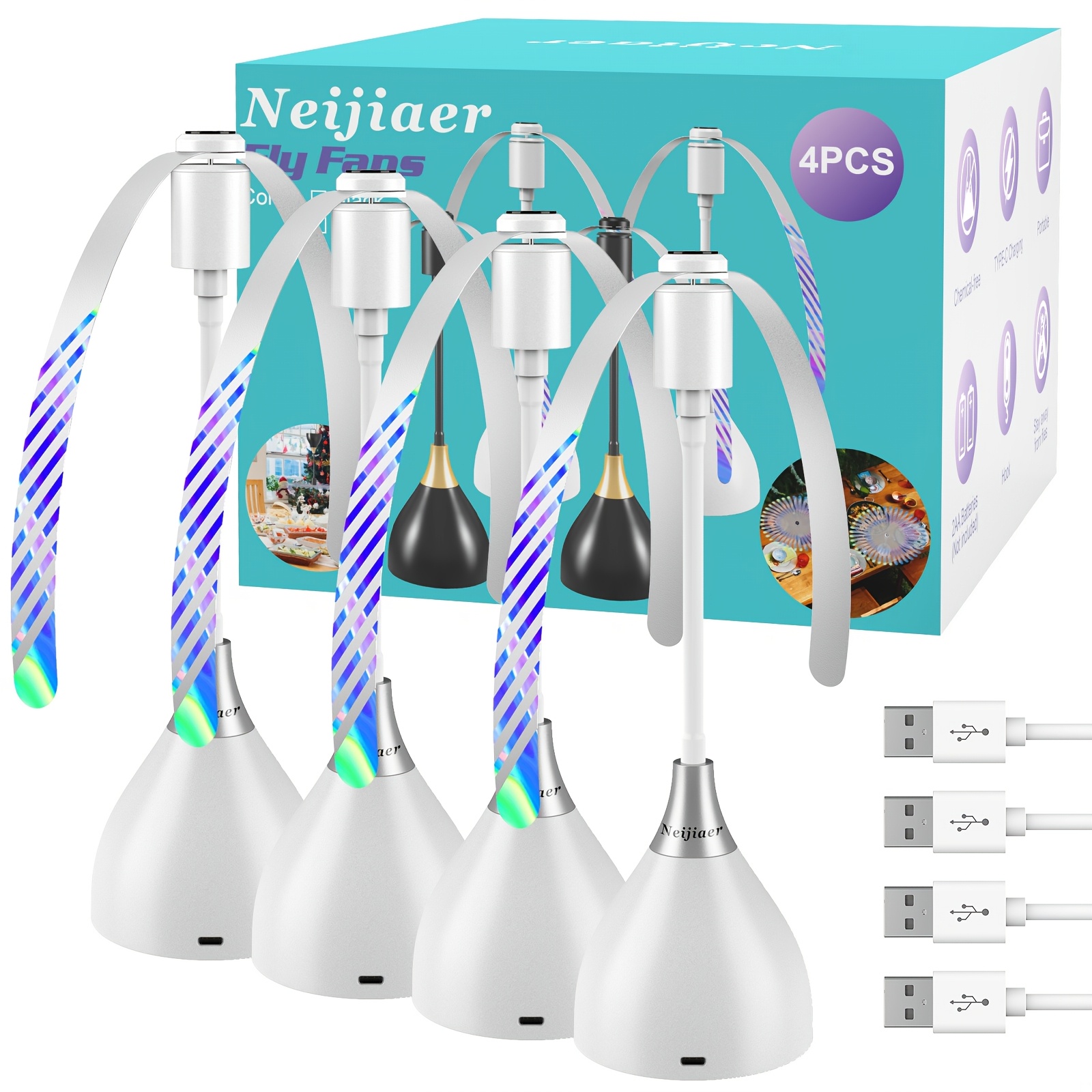 fly repellent fan sold on Temu United States