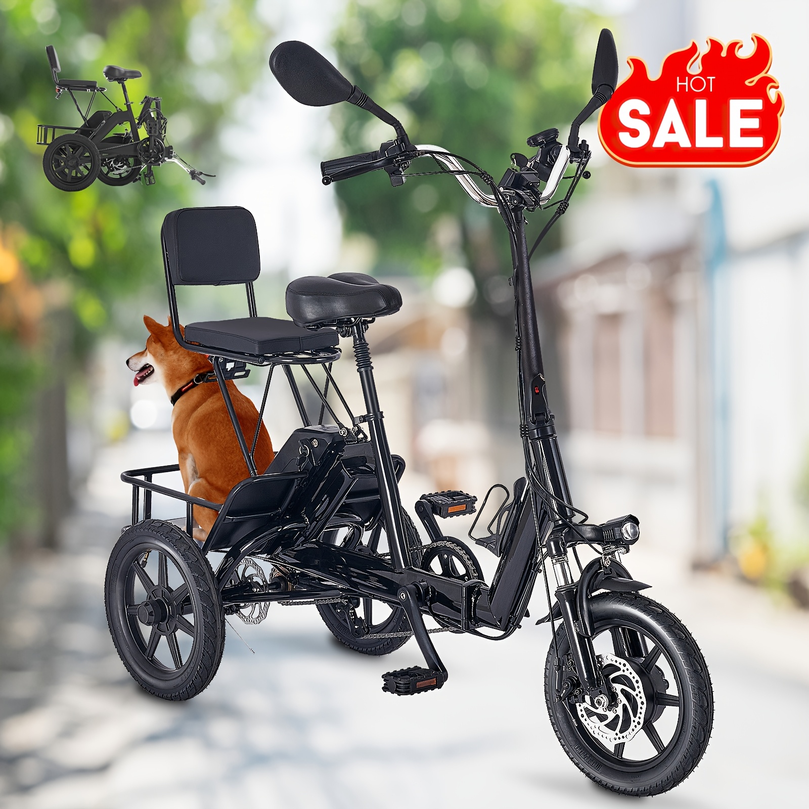 electric adult tricycle sold on Temu United States