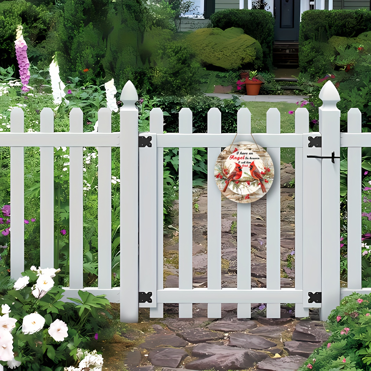 Piros bíboros koszorú felirat Angyal a mennyben apa - Temu Hungary