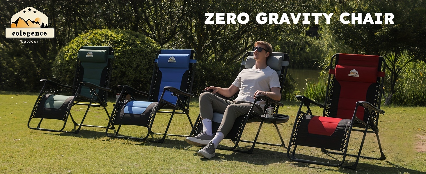 xl oversized zero gravity chair fully padded adjustable anti gravity reclining lounge chairs with cup holder folding recliner for beach camping lawn patio outdoor support 300 lbs temu Temu