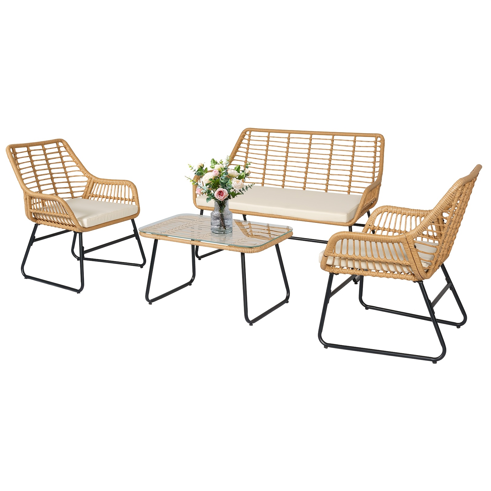 outdoor loveseat furniture sold on Temu United States