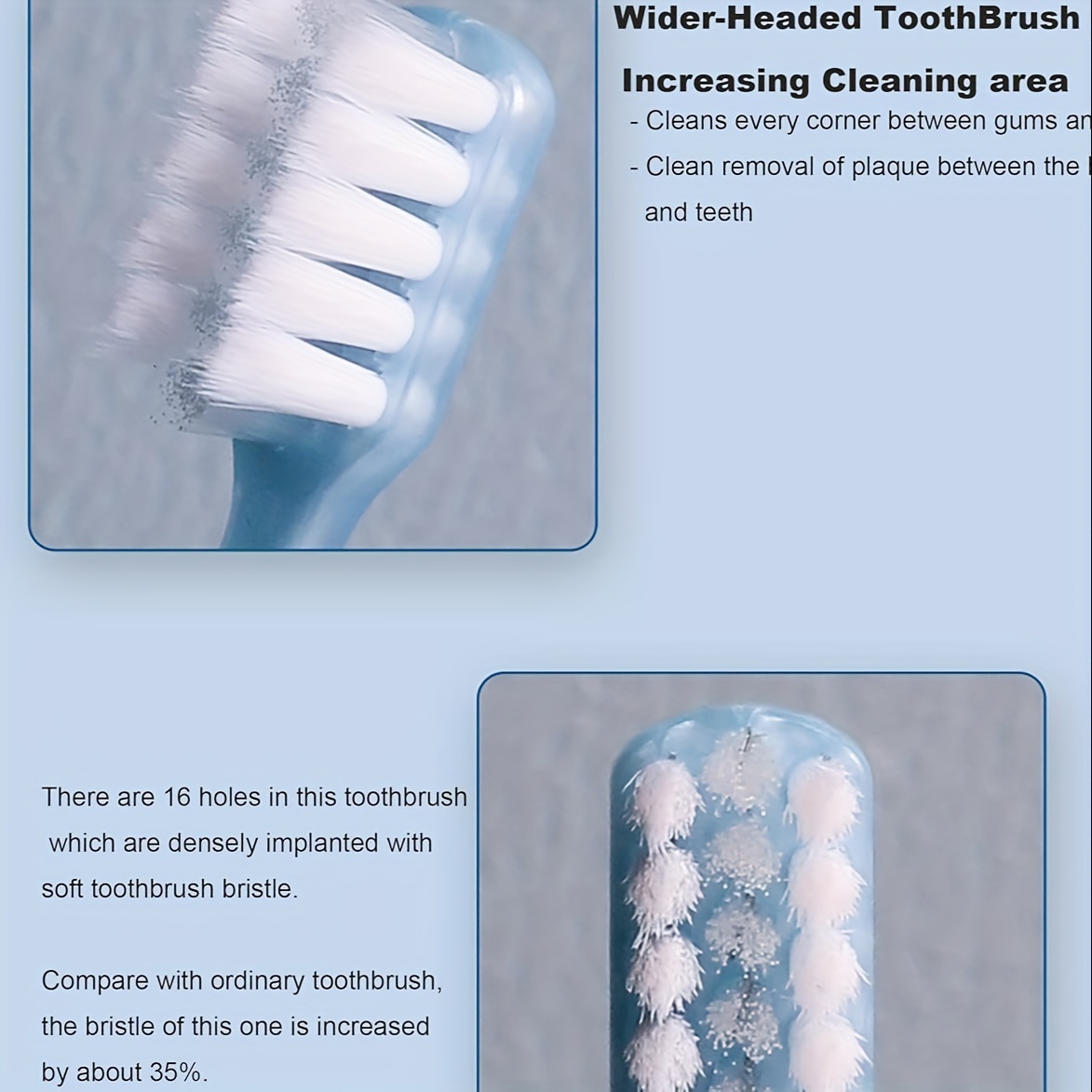 1 Orthodontic Toothbrush Set Braces Implants Detail Cleaning - Temu ...