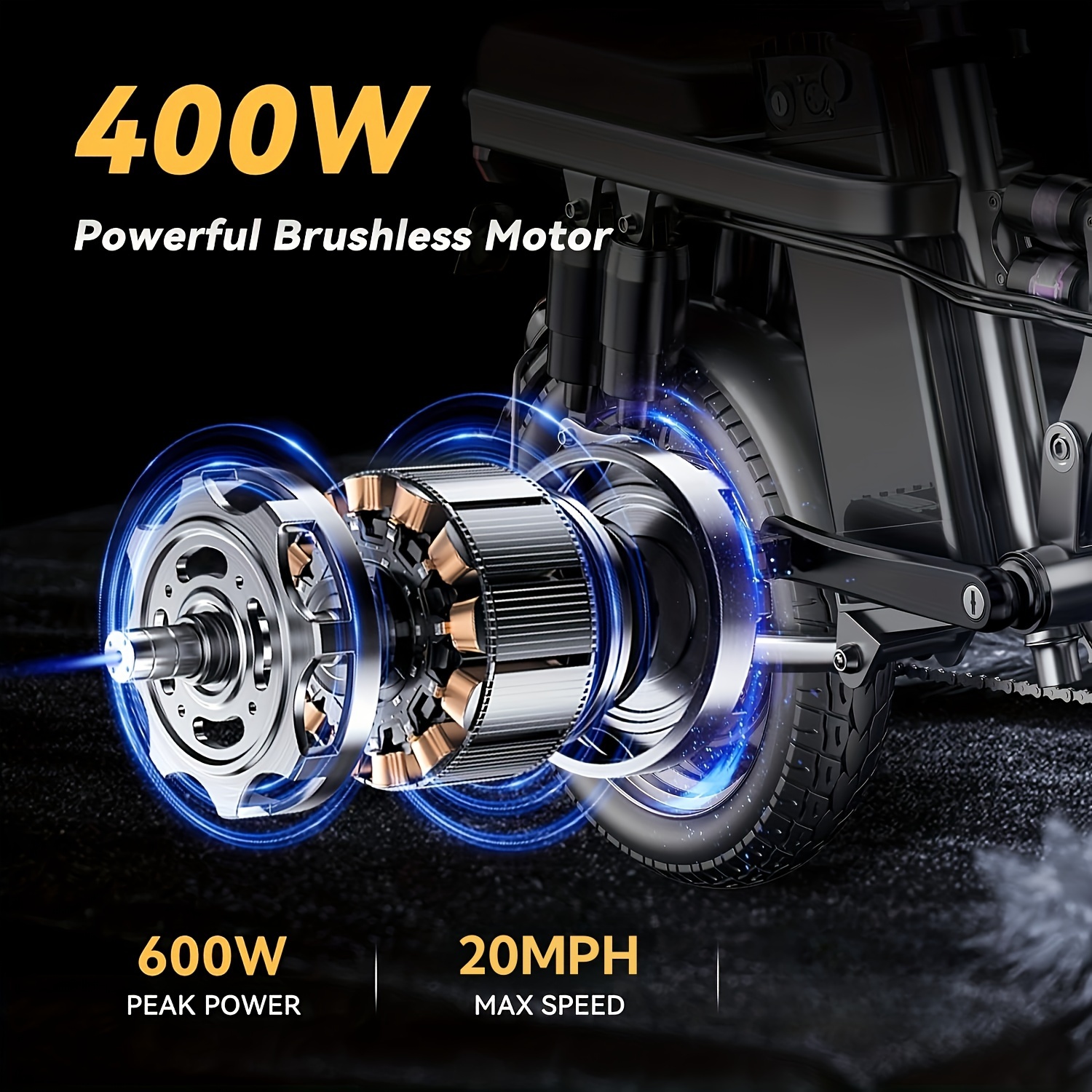 Ebikes Adults Motor 20mph Tire 48v 15ah Battery - Temu