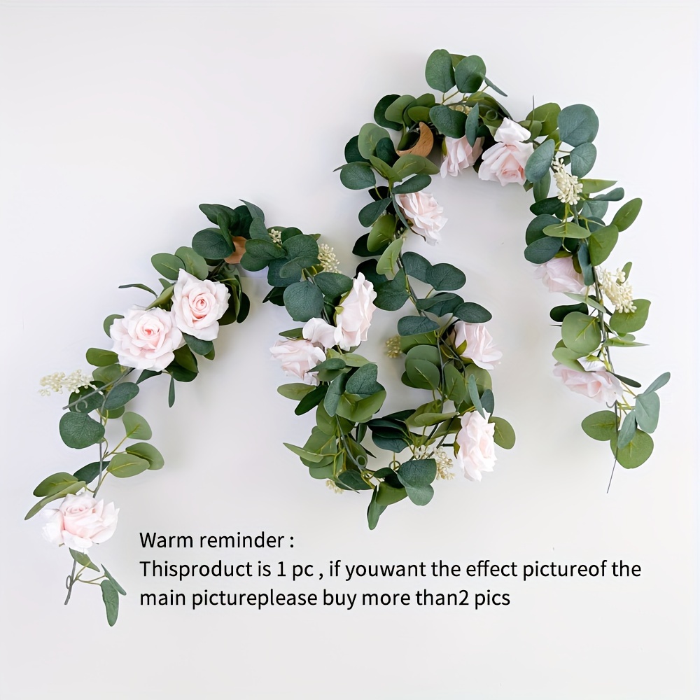 Artificial Rose Vines Eucalyptus Leaf Vines Suitable - Temu Philippines