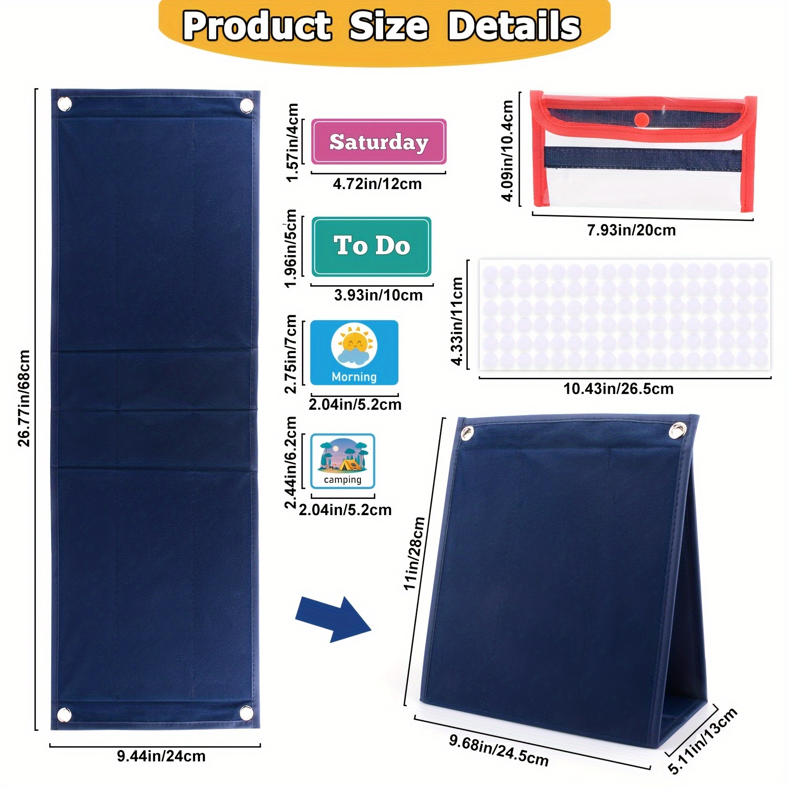 Visual Schedule Chart Kids Daily Calendar Chart 98 - Temu