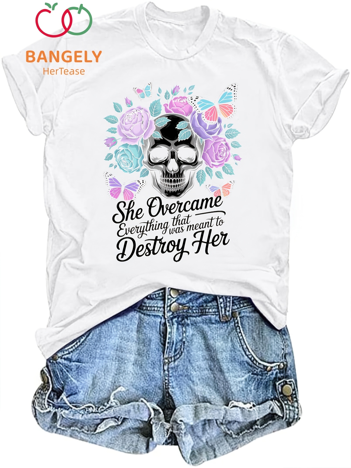 skull t shirts sold on Temu United States