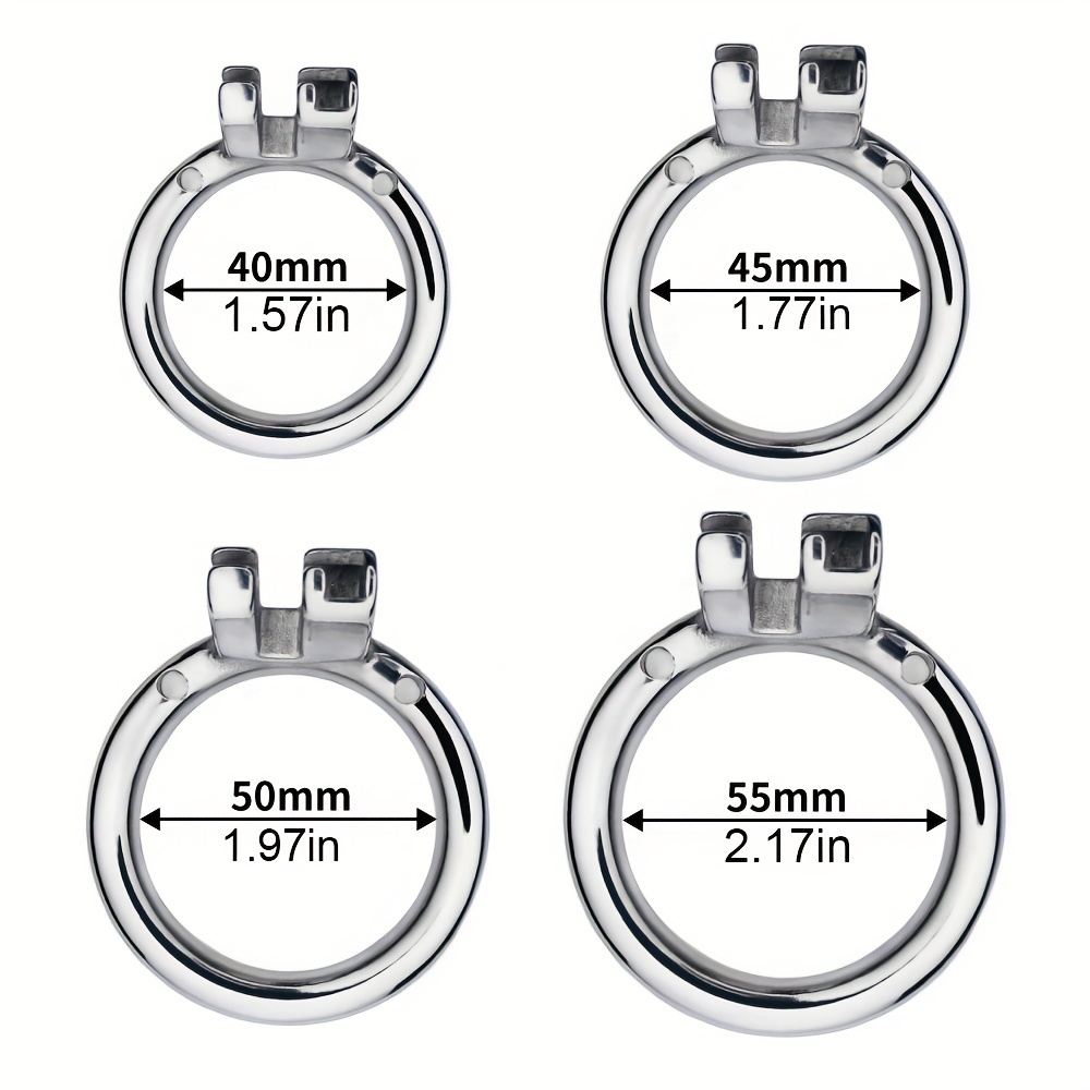 Mens Chastity Device Flat Metal Chastity Cage Chastity Belt Temu 
