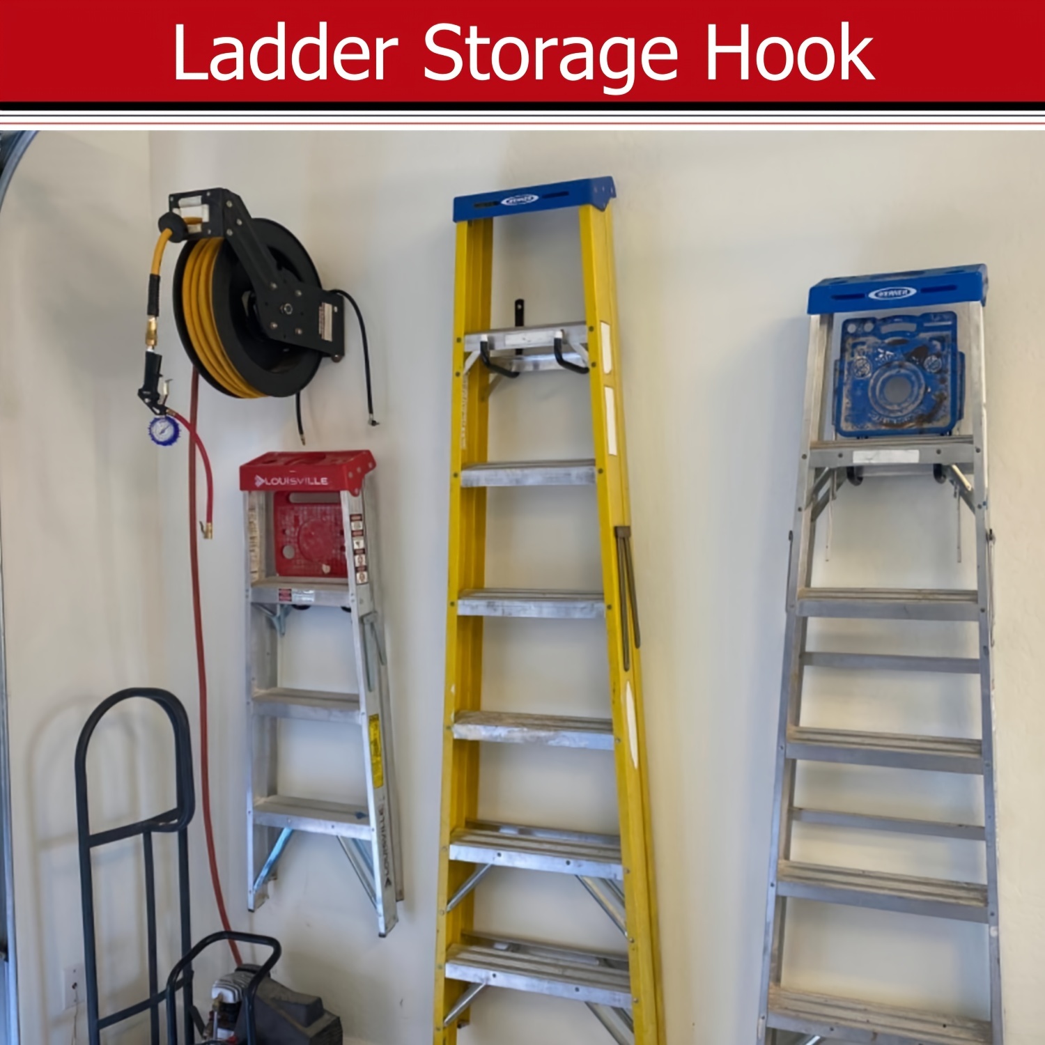 Heavy Duty Metal Garage Hooks 6.3 Wall Mount Utility Hangers with Powder Coated Finish Home Storage Organization Industrial Style