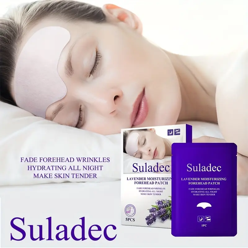 1 Box Lavender Moisturizing Forehead Patch, 5pcs, Hydrating Wrinkle ... 1 Box Lavender Moisturizing Forehead Patch, 5pcs, Hydrating Wrinkle ...