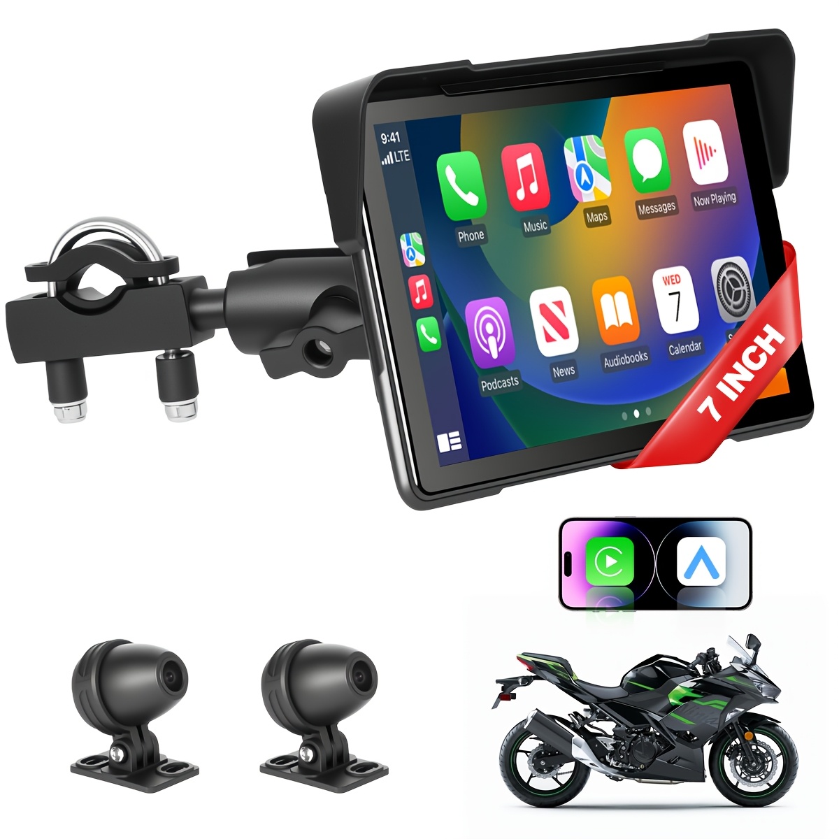 motorcycle navigation sold on Temu United States