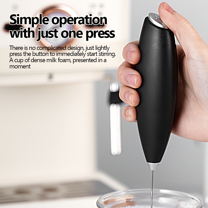 Portable Battery powered Milk Frother Handheld Electric - Temu