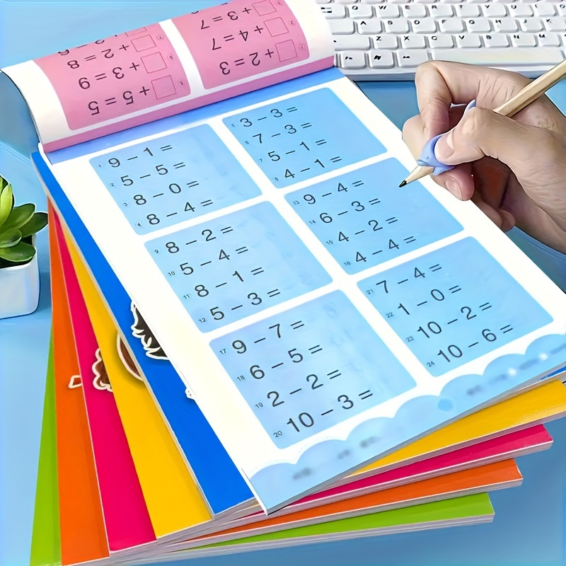 Libro Ejercicios Suma Resta Niños Tarjeta Problemas Orales - Temu Chile