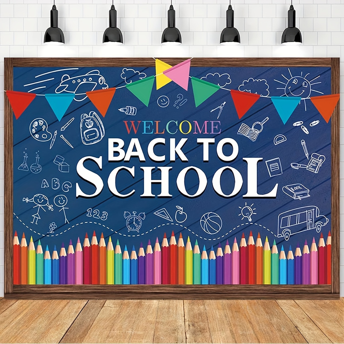 Bannière De Bienvenue En Vinyle Pour La Rentrée Scolaire - Bannière De ...