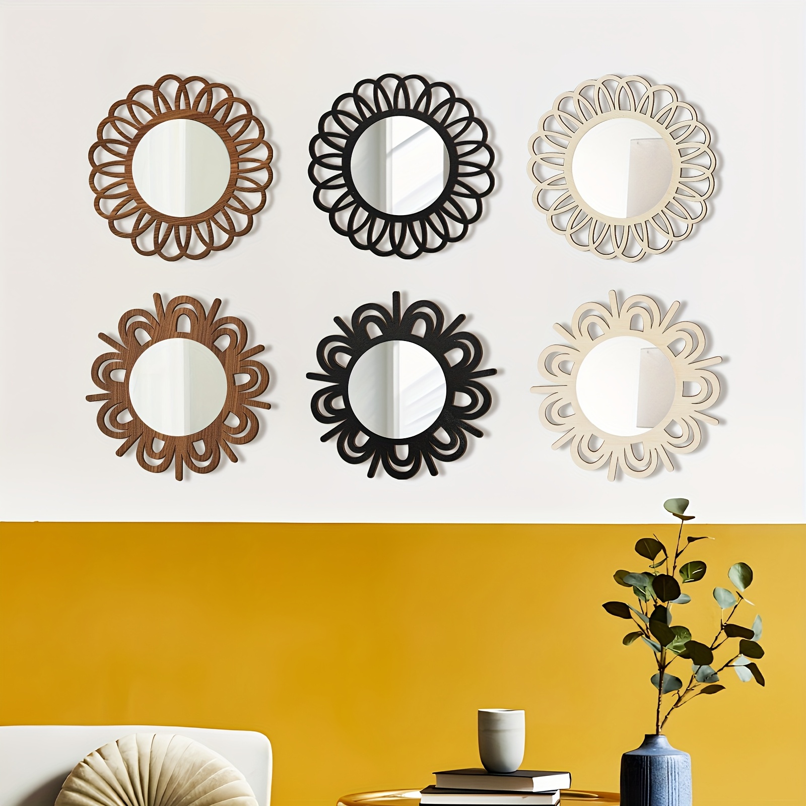 decorative mirrors sold on Temu United States