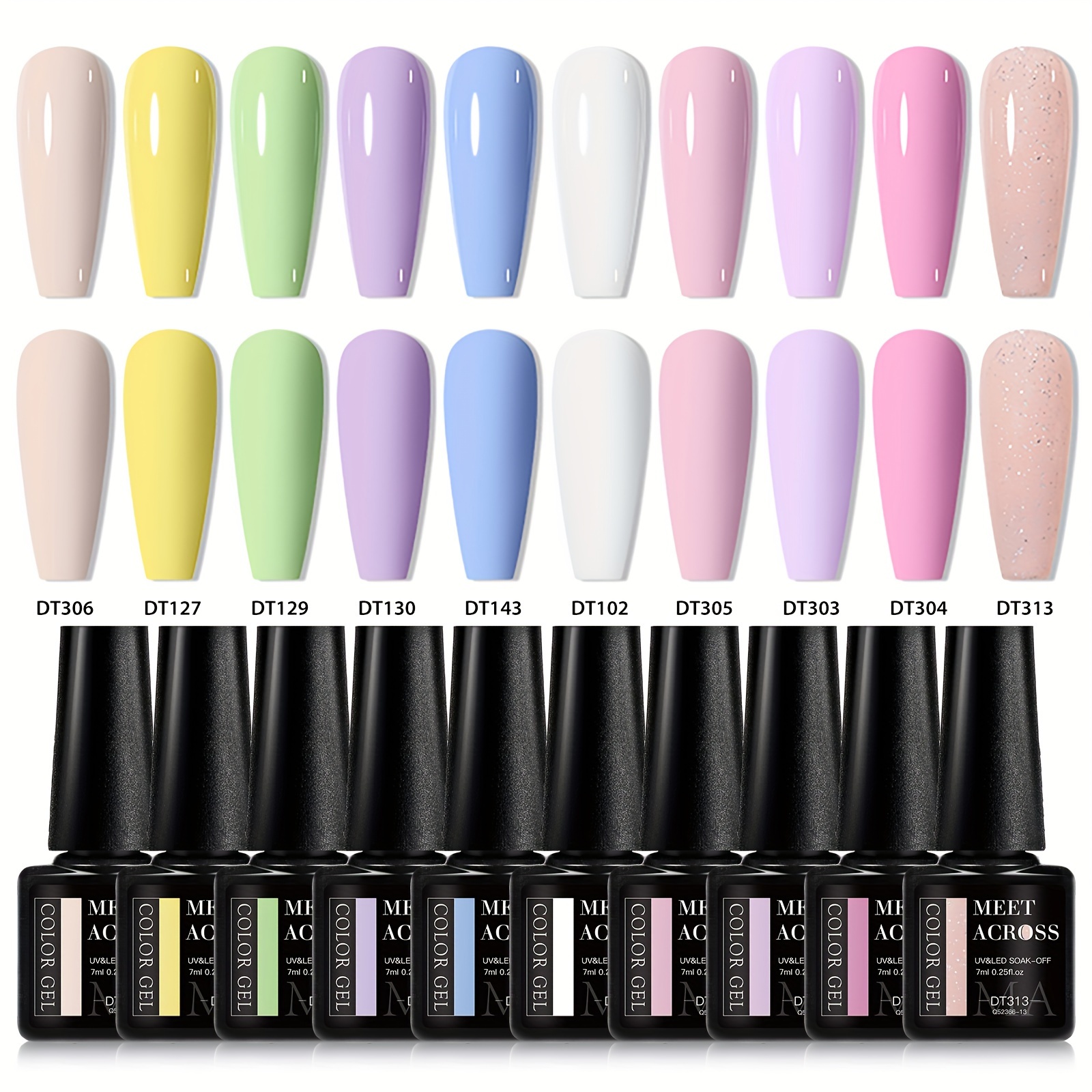 Gel Nail Polish Set Gel Polish Set Nude - Temu Kuwait