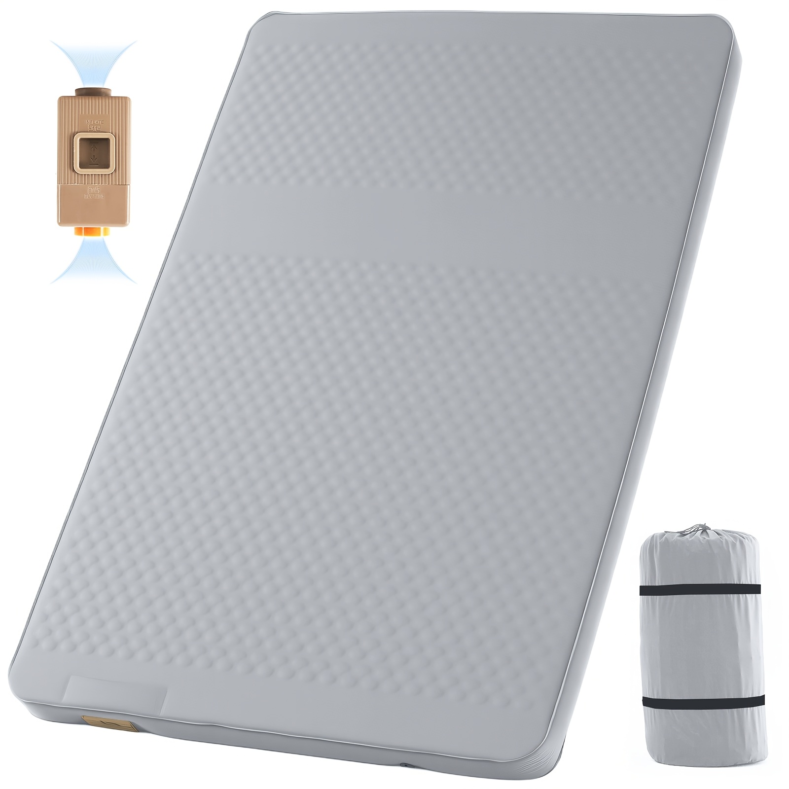 self inflating camping mattress sold on Temu United States
