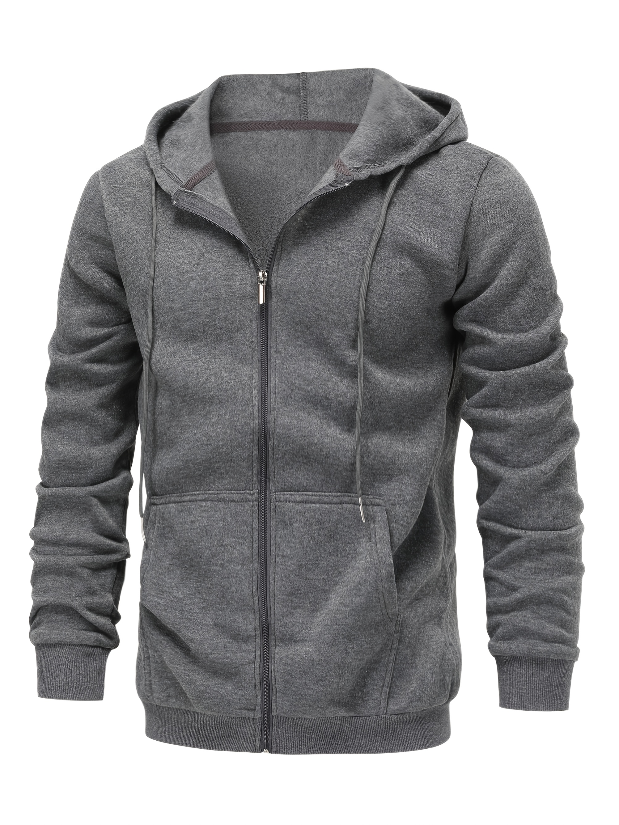 mens zip up hoodie sold on Temu United States