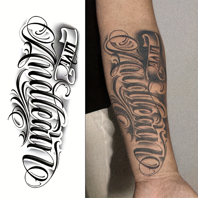 Fancy Calligraphy Tattoo Fonts