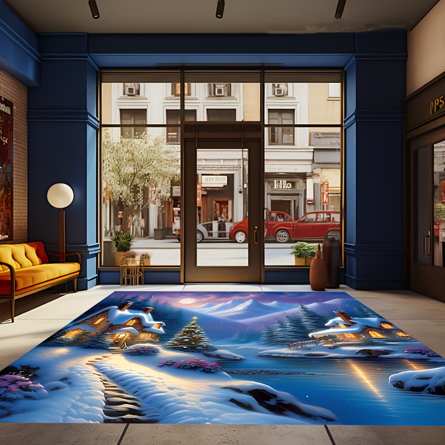 Snow House Pattern Fairy Decorative Carpet Living Room - Temu Australia