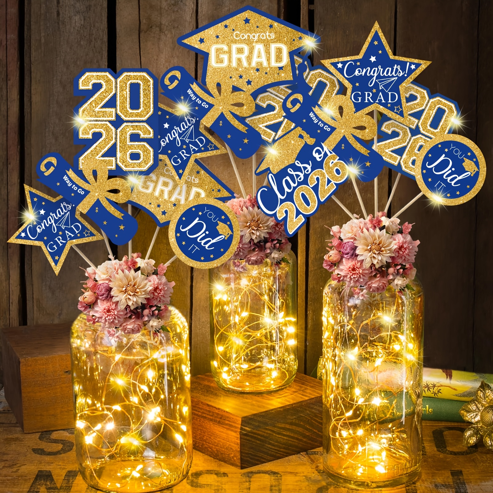 graduation party supplies sold on Temu United States