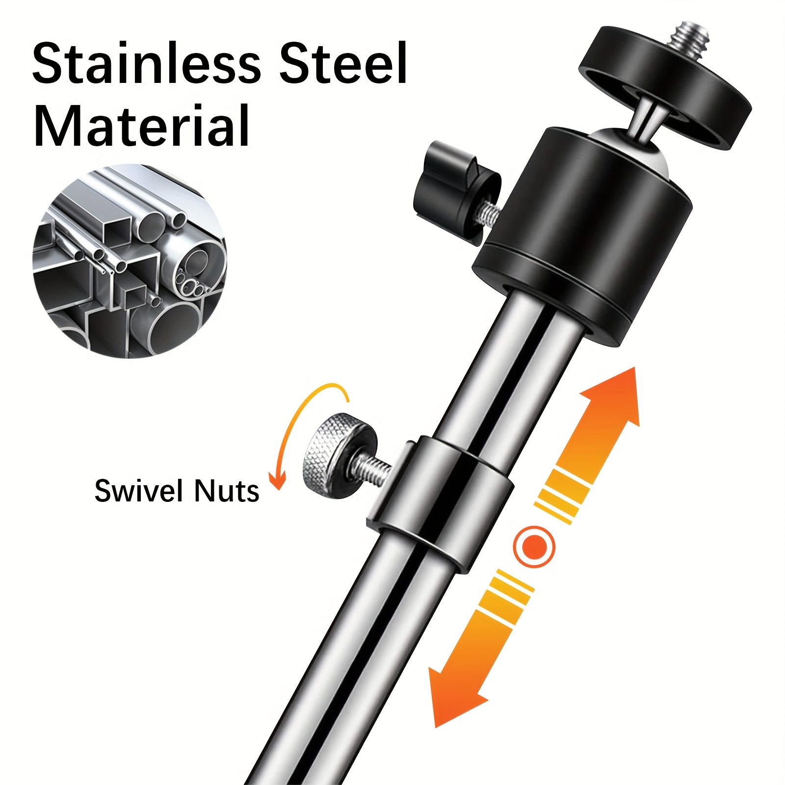 Stainless Steel Adjustable Trail Camera Stands 360° - Temu