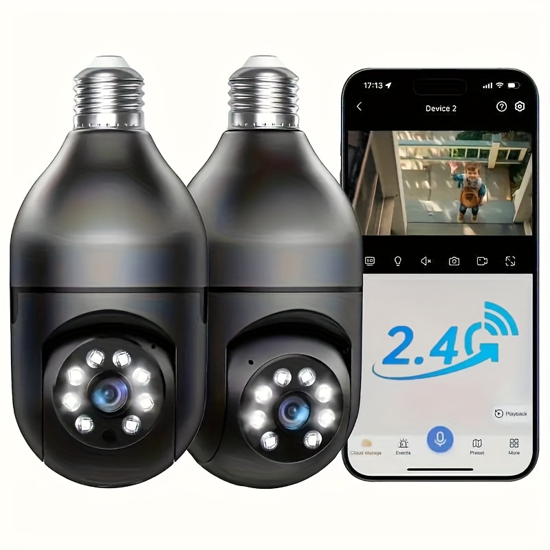 bulb security camera sold on Temu United States