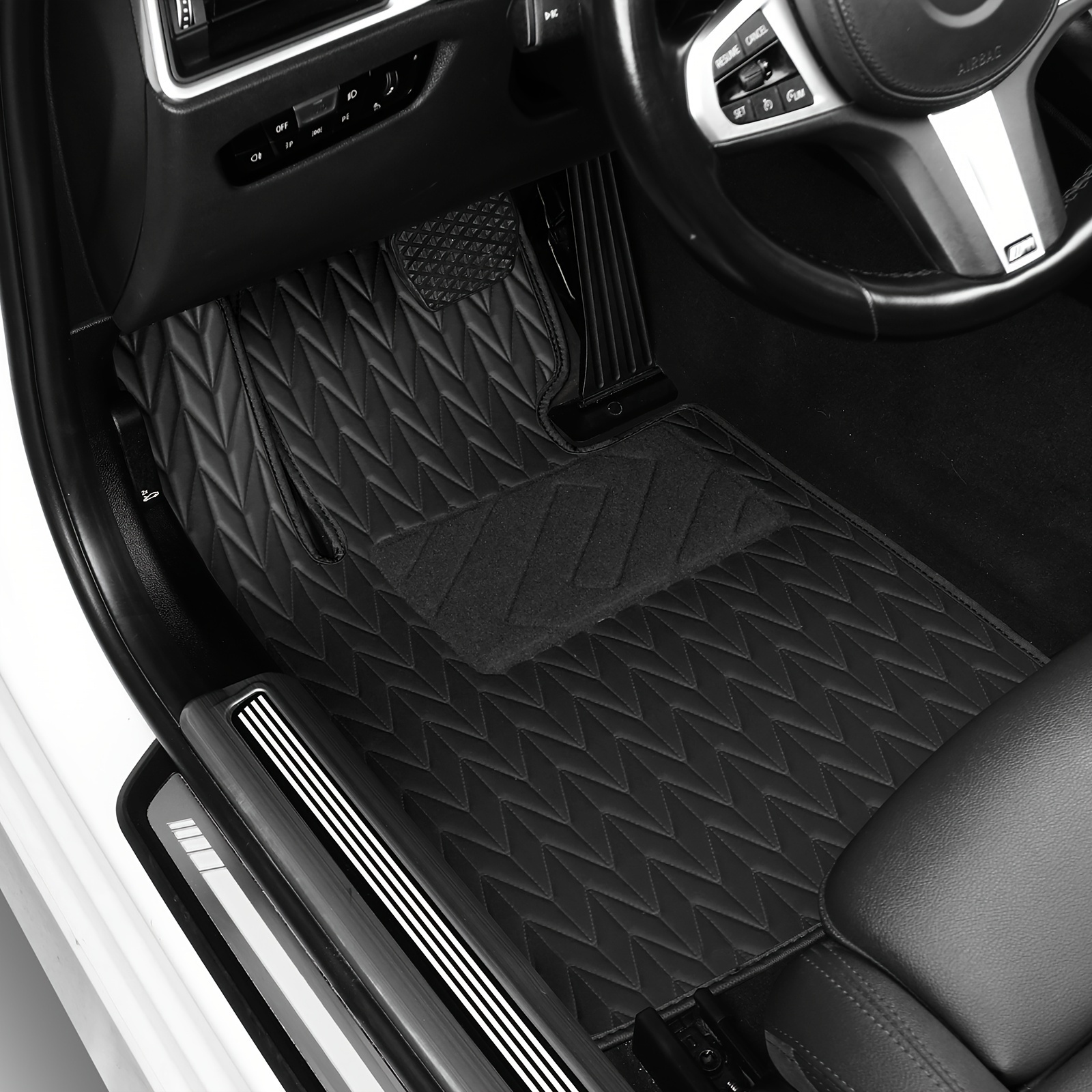 Pu Leather Car Floor Mats 2011 2014 - Temu