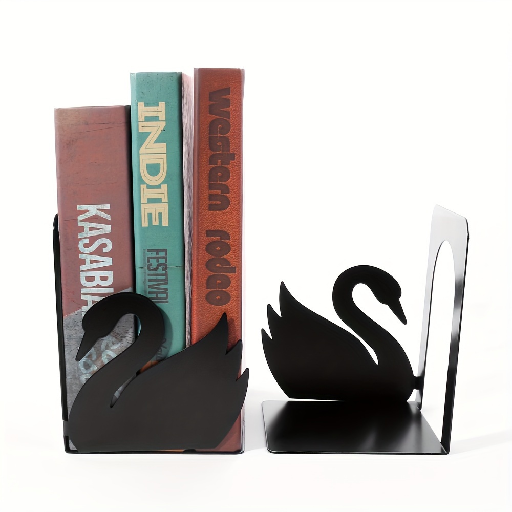 Black Swan Simple Bookshelf Desktop Bookstand Light Luxury - Temu Australia