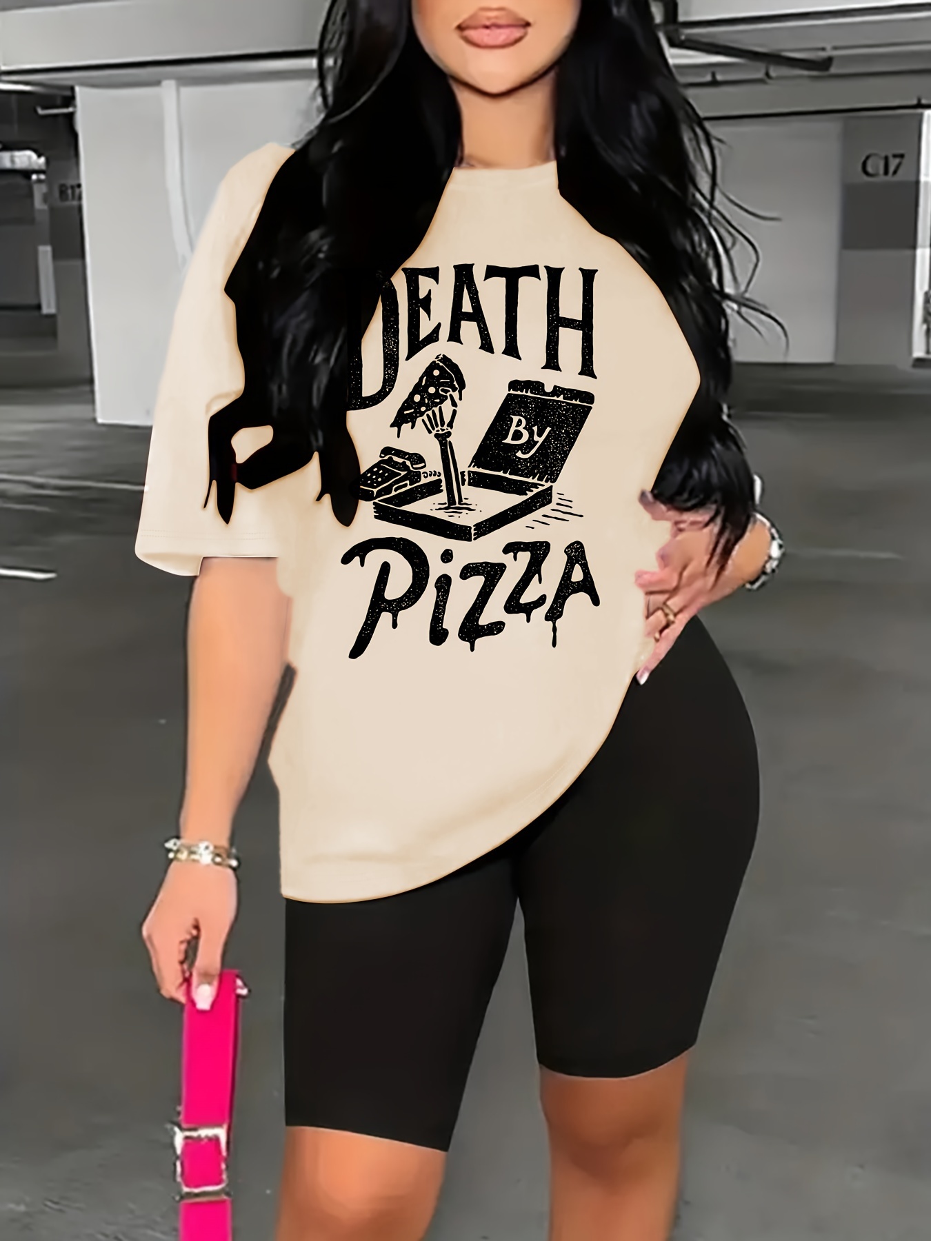 Graphic Letter Print T shirt Casual Crew Neck Short Sleeve - Temu Australia