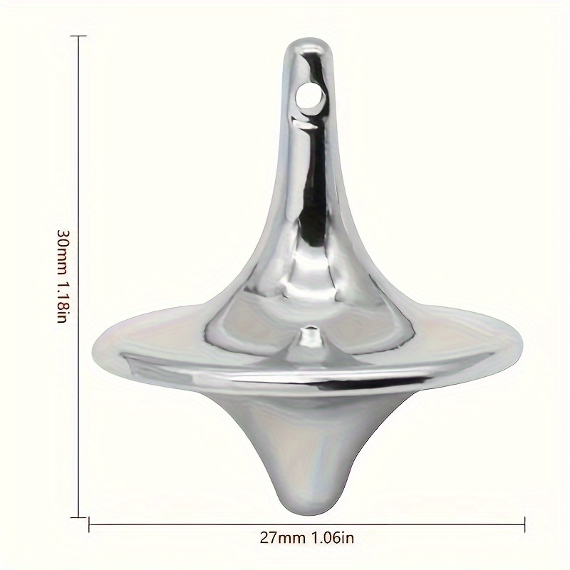 metal gyro great accurate silvery spinning top hot movie Temu United Kingdom