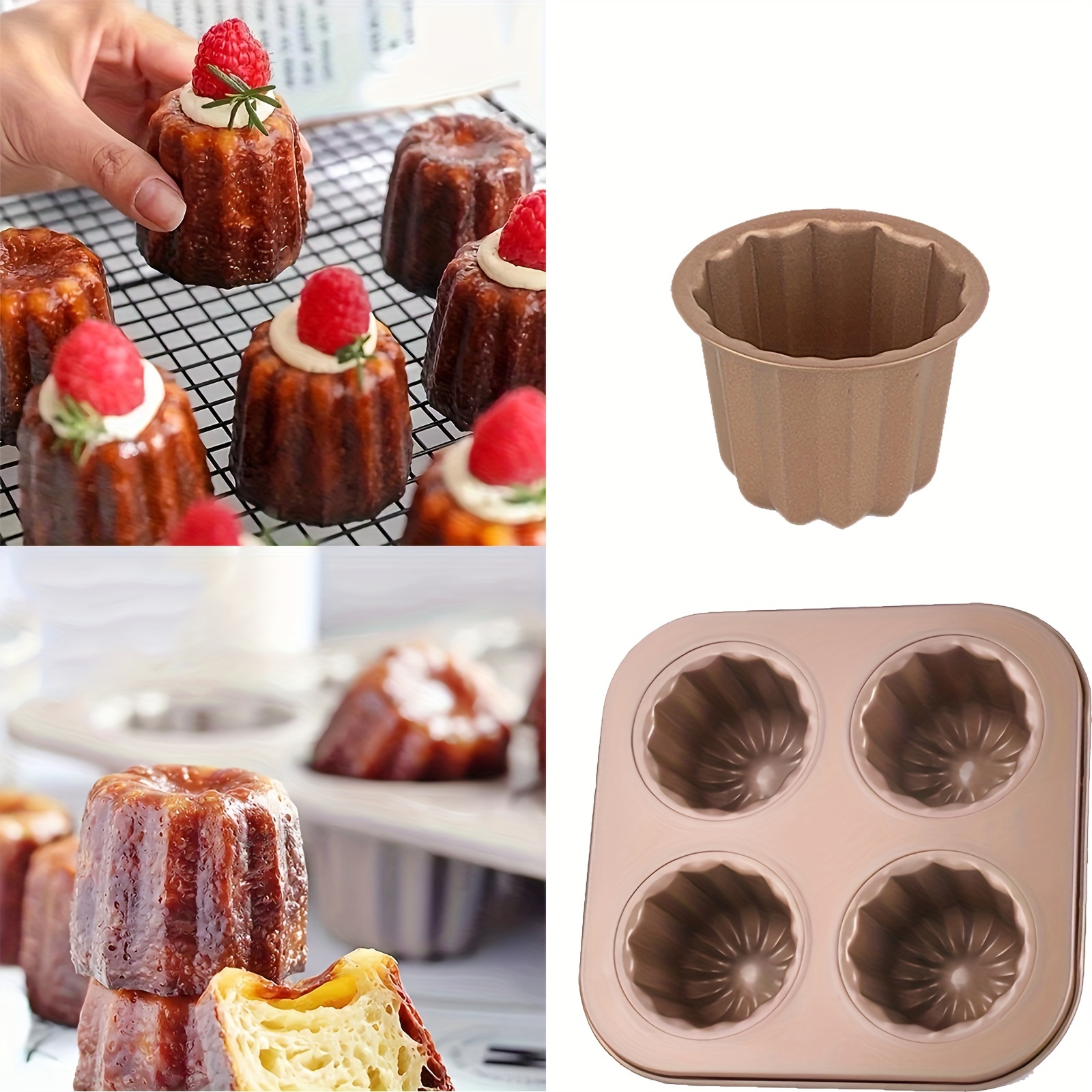 Cake Donut Baking Tray Mold 4 Kitchen Bakeware Non - Temu Australia