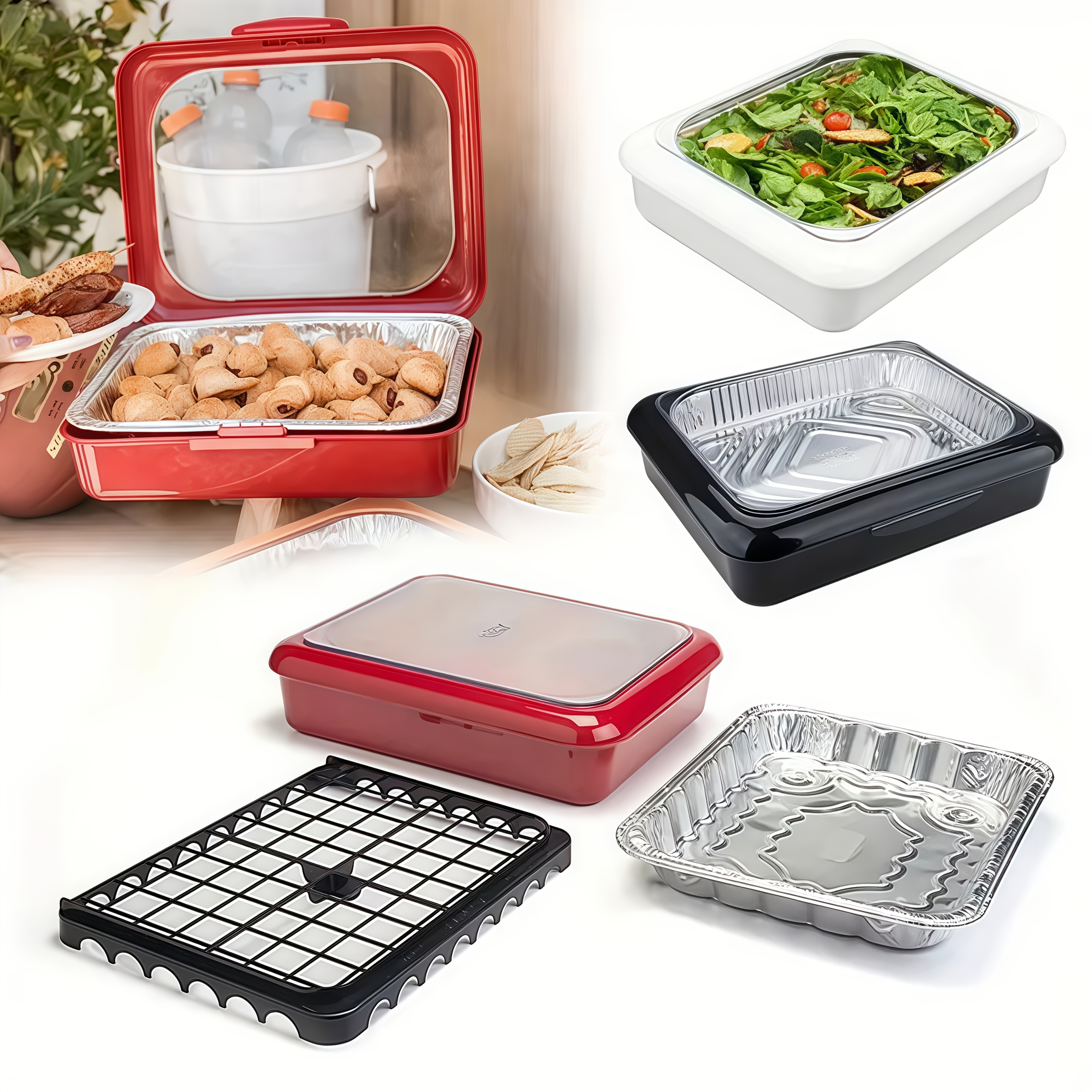 food storage containers sold on Temu United States