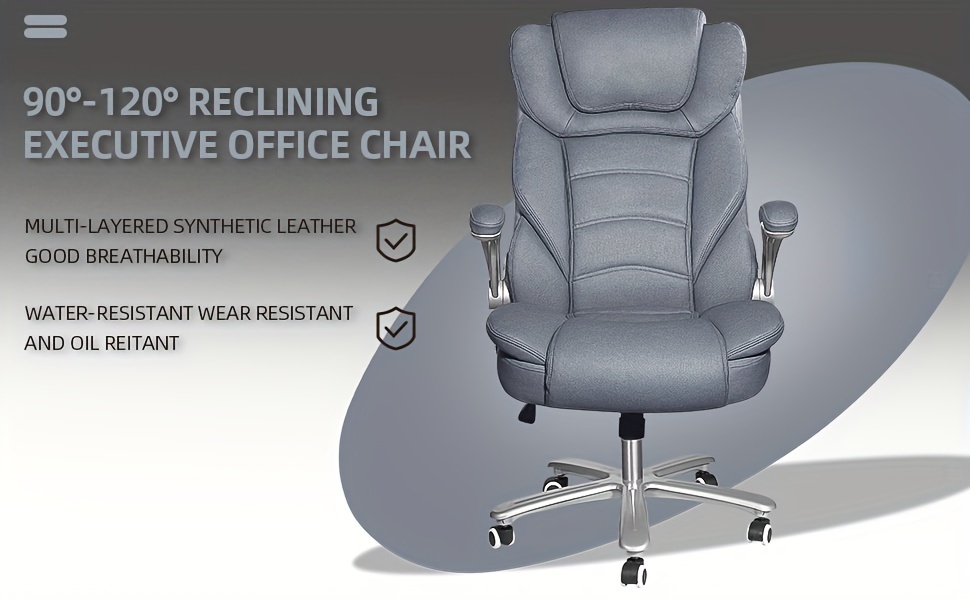 Executive Office Chair Big Tall Office Chairs Heavy People - Temu