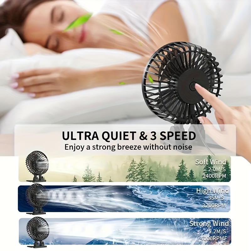 Rechargeable Tower Fan Led Display 5 Speeds Strong Wind - Temu
