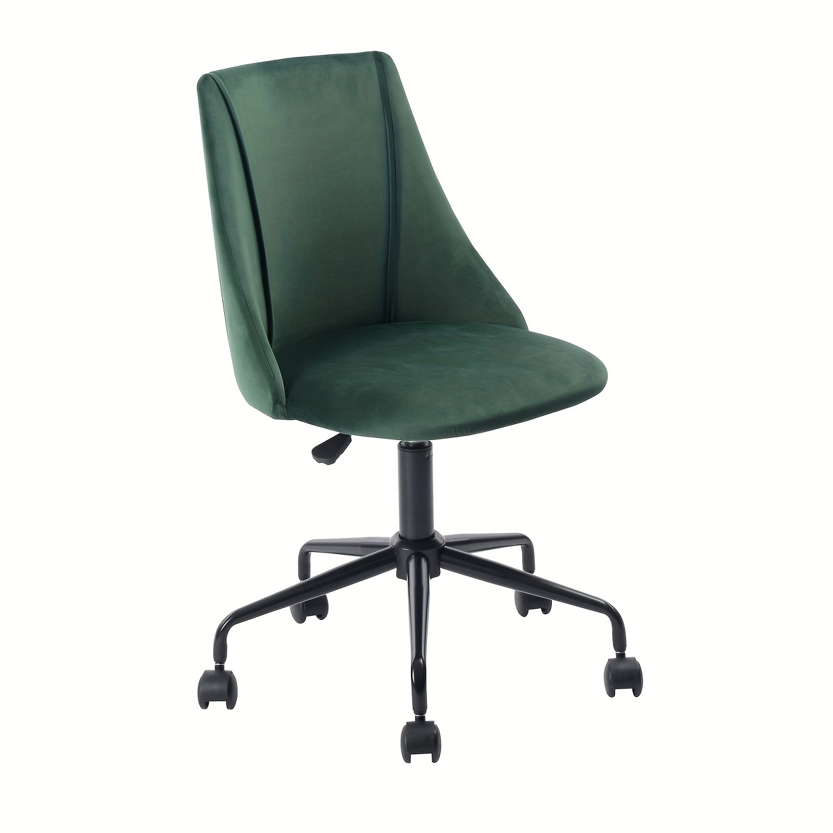 1pc velvet padded work chair home office chair green room - Temu