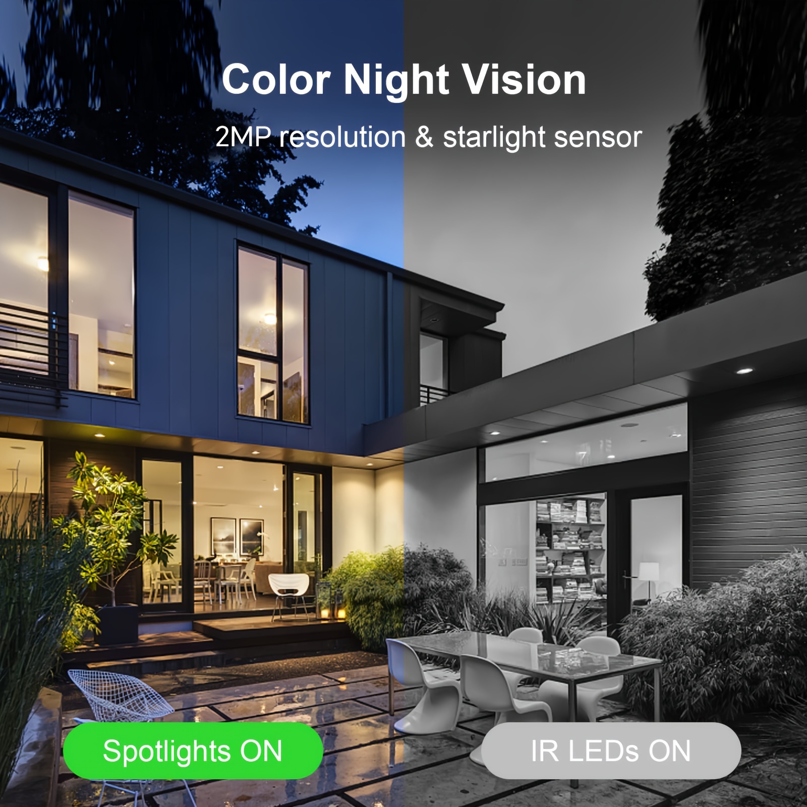 1 Caméra Sécurité Hd Sans Fil Standard Us Caméra Ip - Temu